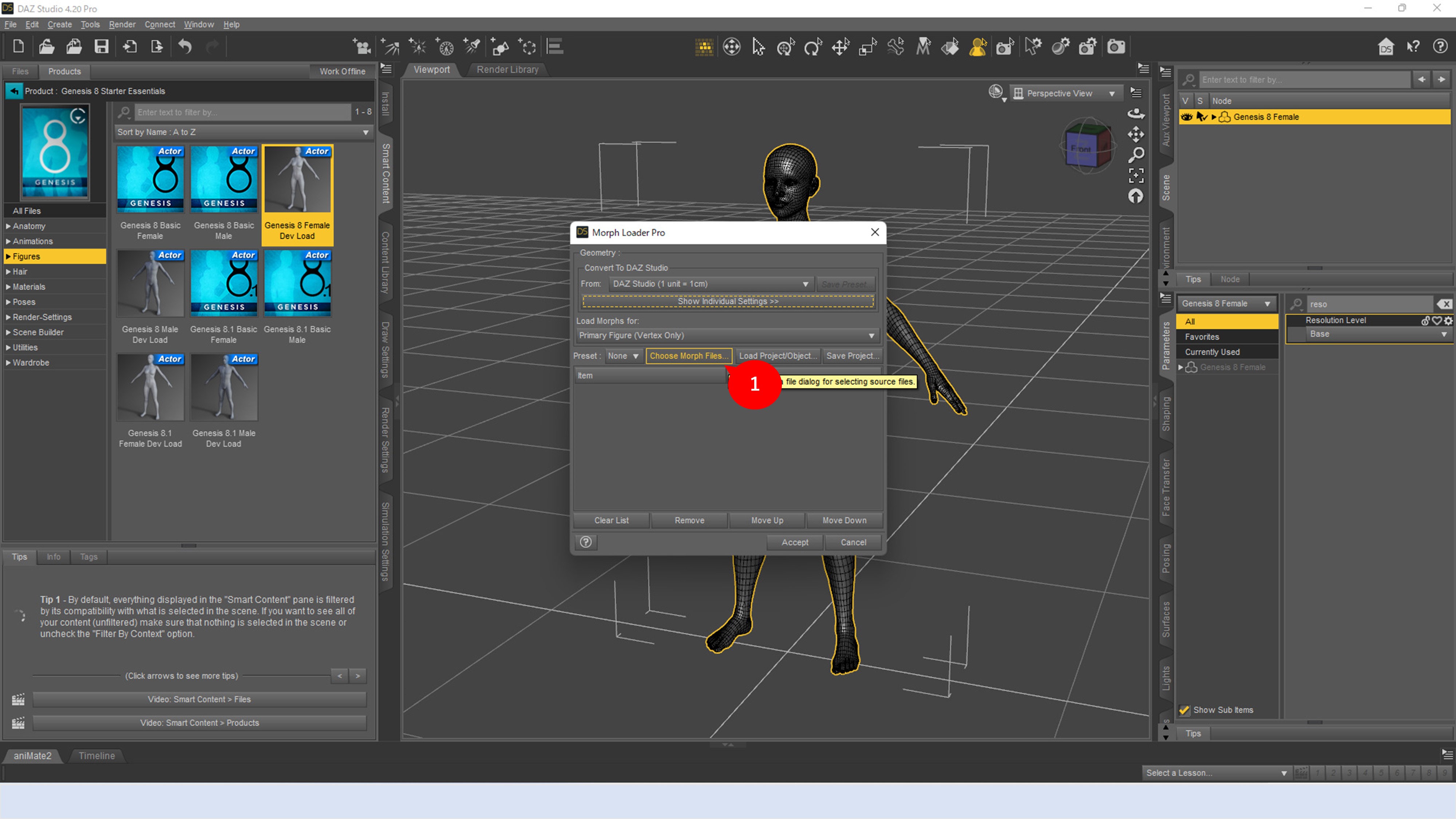 Blender と連携して、オリジナル・モーフを作成 | dim9s/Daz3d